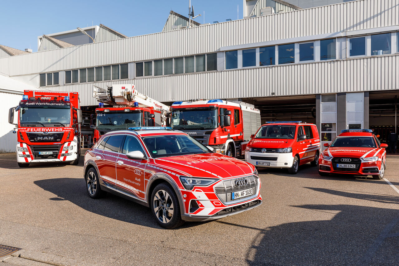 Werkfeuerwehr Audi Neckarsulm feiert Jubiläum
